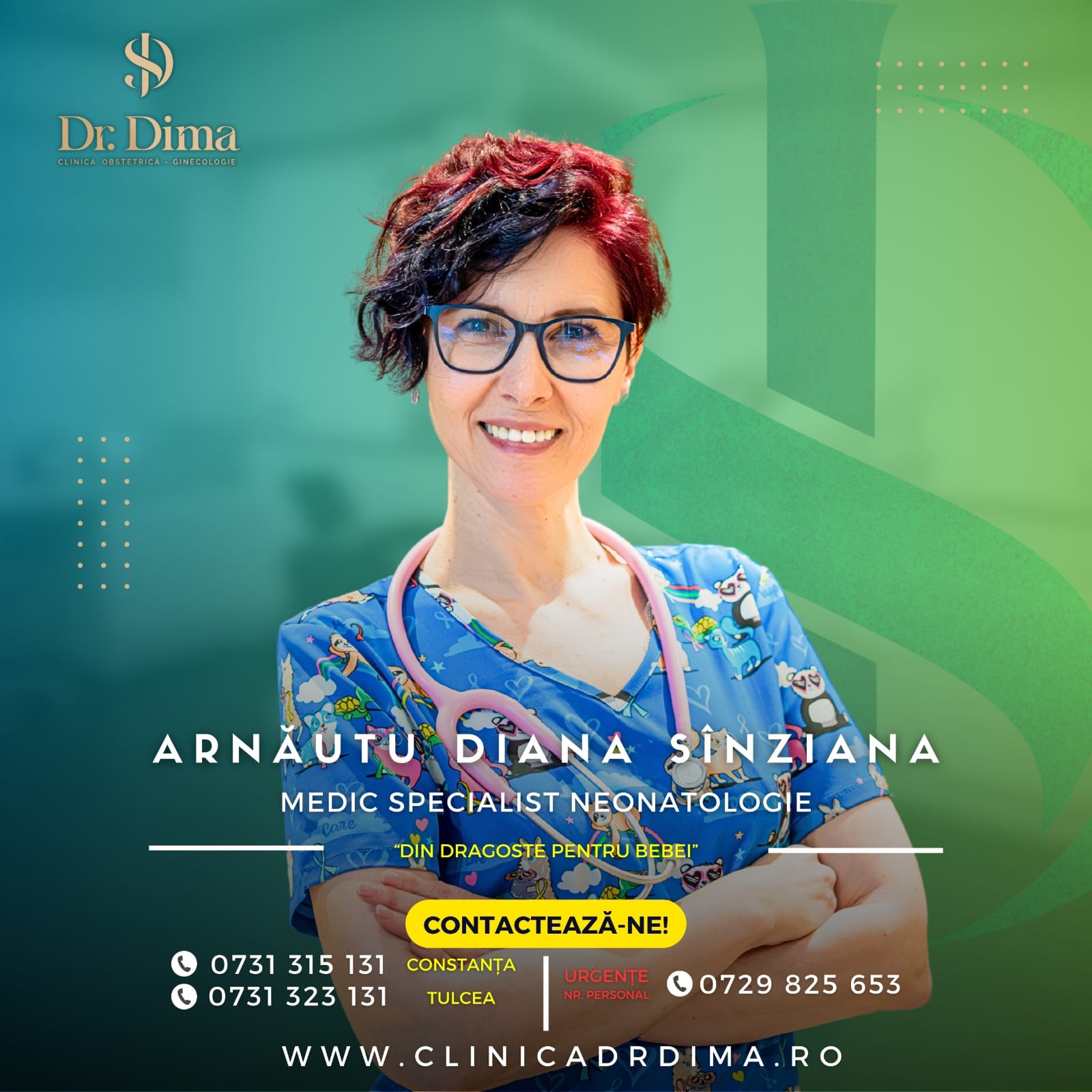 Dr. Arnăutu Diana Sînziana se alatura echipei Clinicii Dr. DIMA - Dr ...